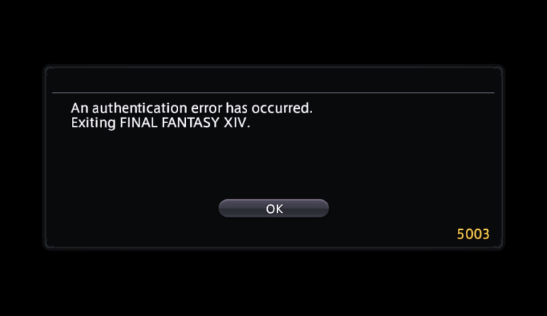 How To Fix Ffxiv Authentication Error Valibyte