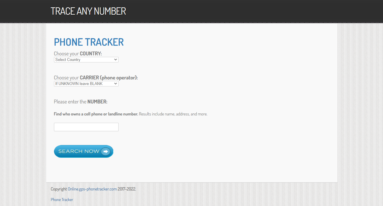 How to Type in Phone Number and Find Location Free No Charge - Valibyte